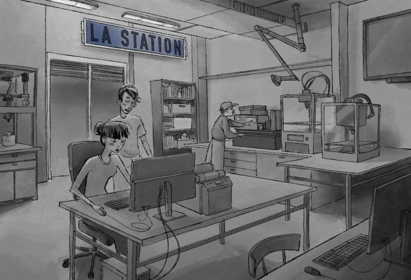 La Station, FabLab & Atelier numérique - Antraide